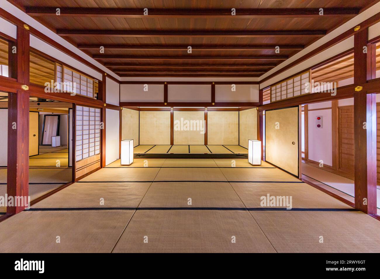 Kaminoma of Sado Magistrate's Office, restored in 2000 Stock Photo - Alamy
