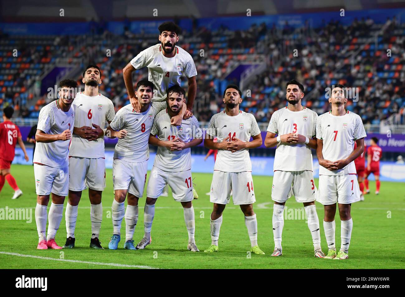 Hangzhou, China. 21st Sep, 2023. The Islamic Republic of Iran men ...