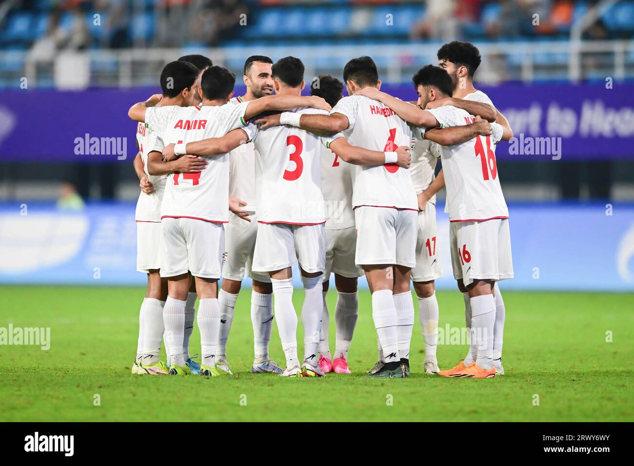 Hangzhou, China. 21st Sep, 2023. The Islamic Republic of Iran men ...