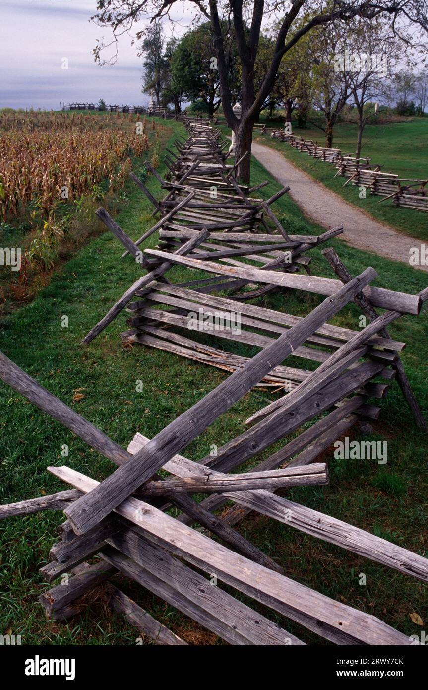 Bloody Lane, Antietam National Battlefield, Maryland Stock Photo - Alamy