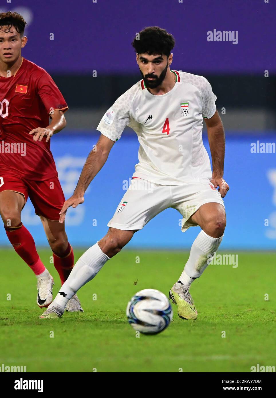 Hangzhou, China. 21st Sep, 2023. Saman Fallahvarnami of the Islamic ...