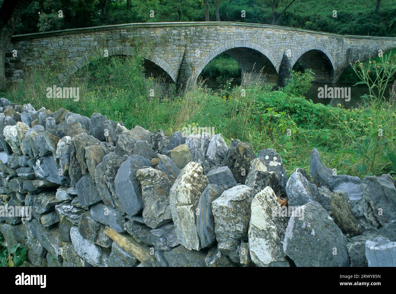 Civil war battlefield bridge hi-res stock photography and images - Alamy
