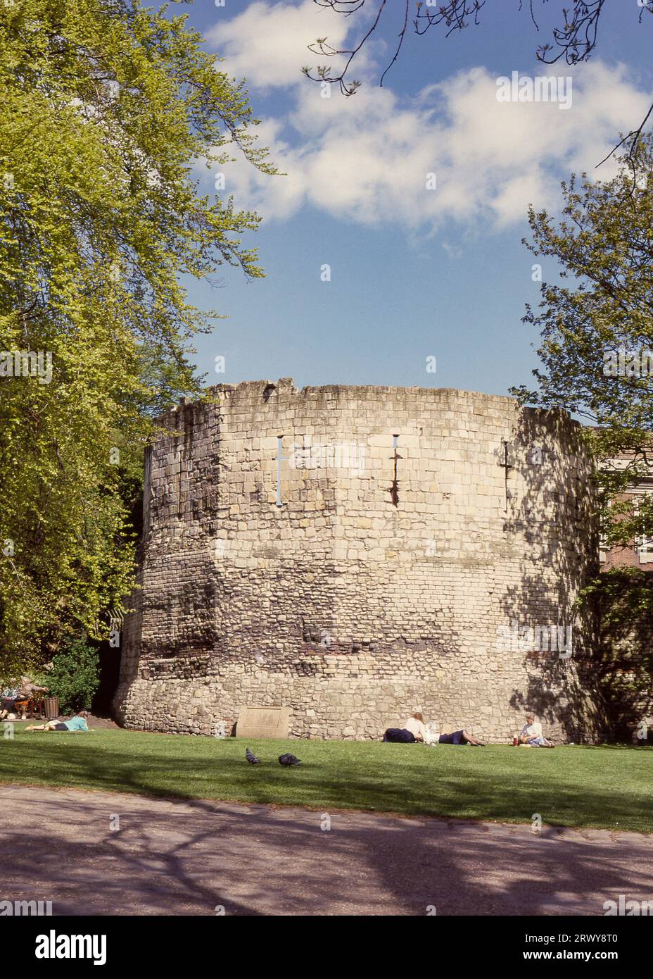 Multangular Tower York Stock Photo - Alamy