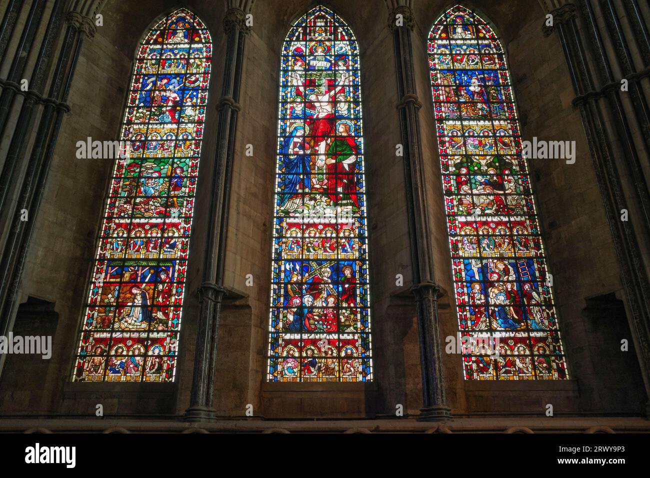 Durham cathedral rose window hi-res stock photography and images - Alamy