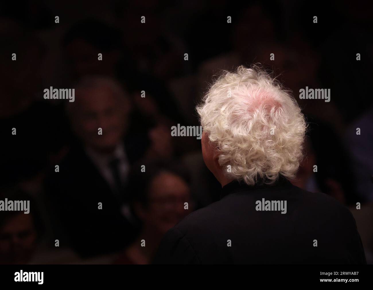 Munich, Germany. 21st Sep, 2023. Sir Simon Rattle, the new chief ...