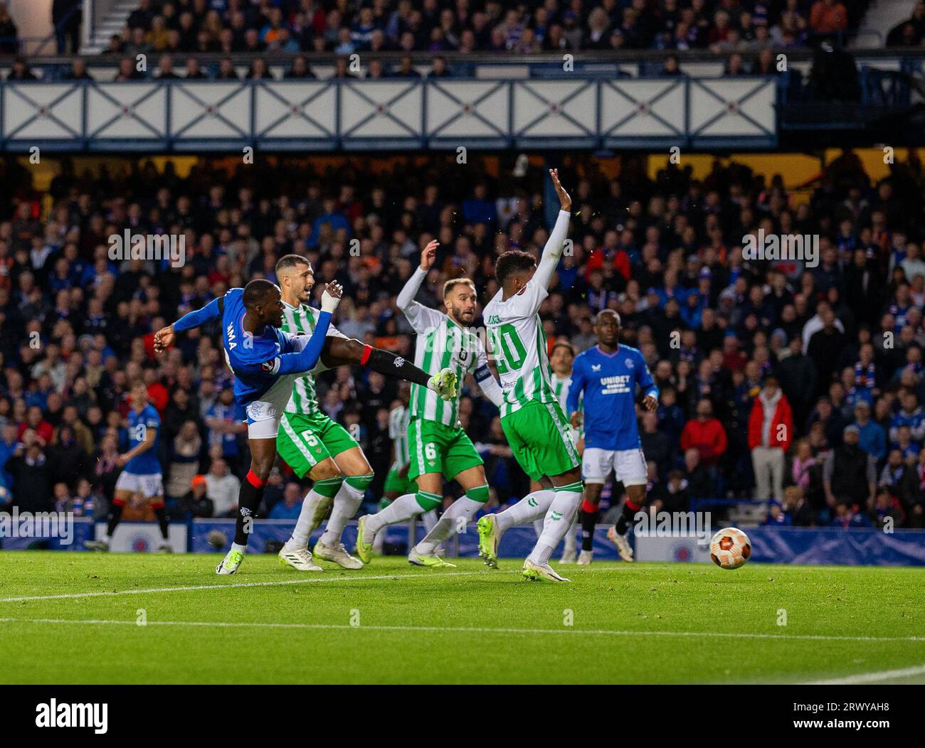 21st September 2023; Ibrox Stadium, Glasgow, Scotland: Europa League ...