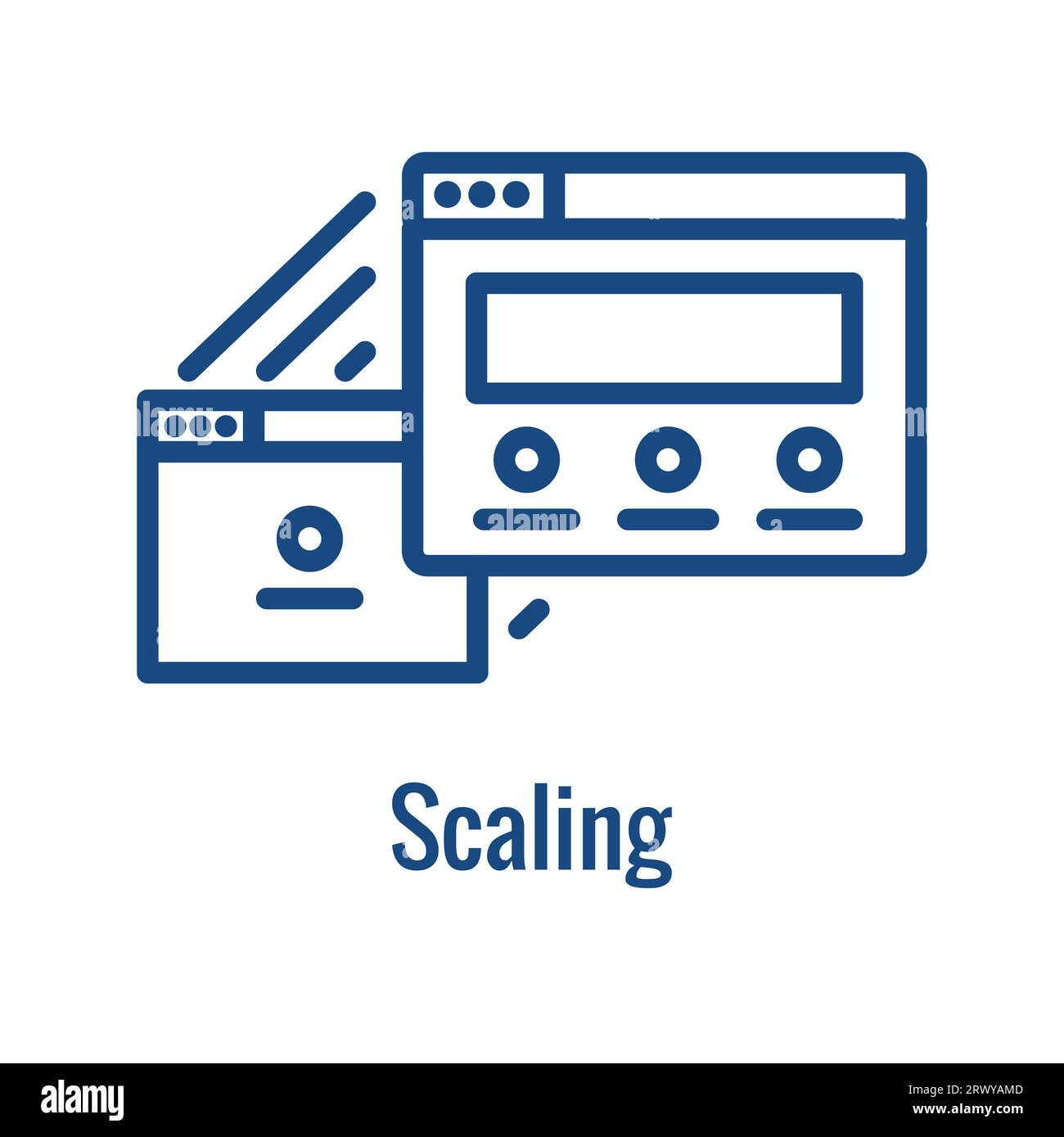 Kubernetes Development Environment Icon Showing Benefit Stock Vector