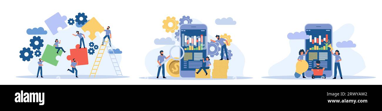 Success advance business plan boost vector concept illustration ...