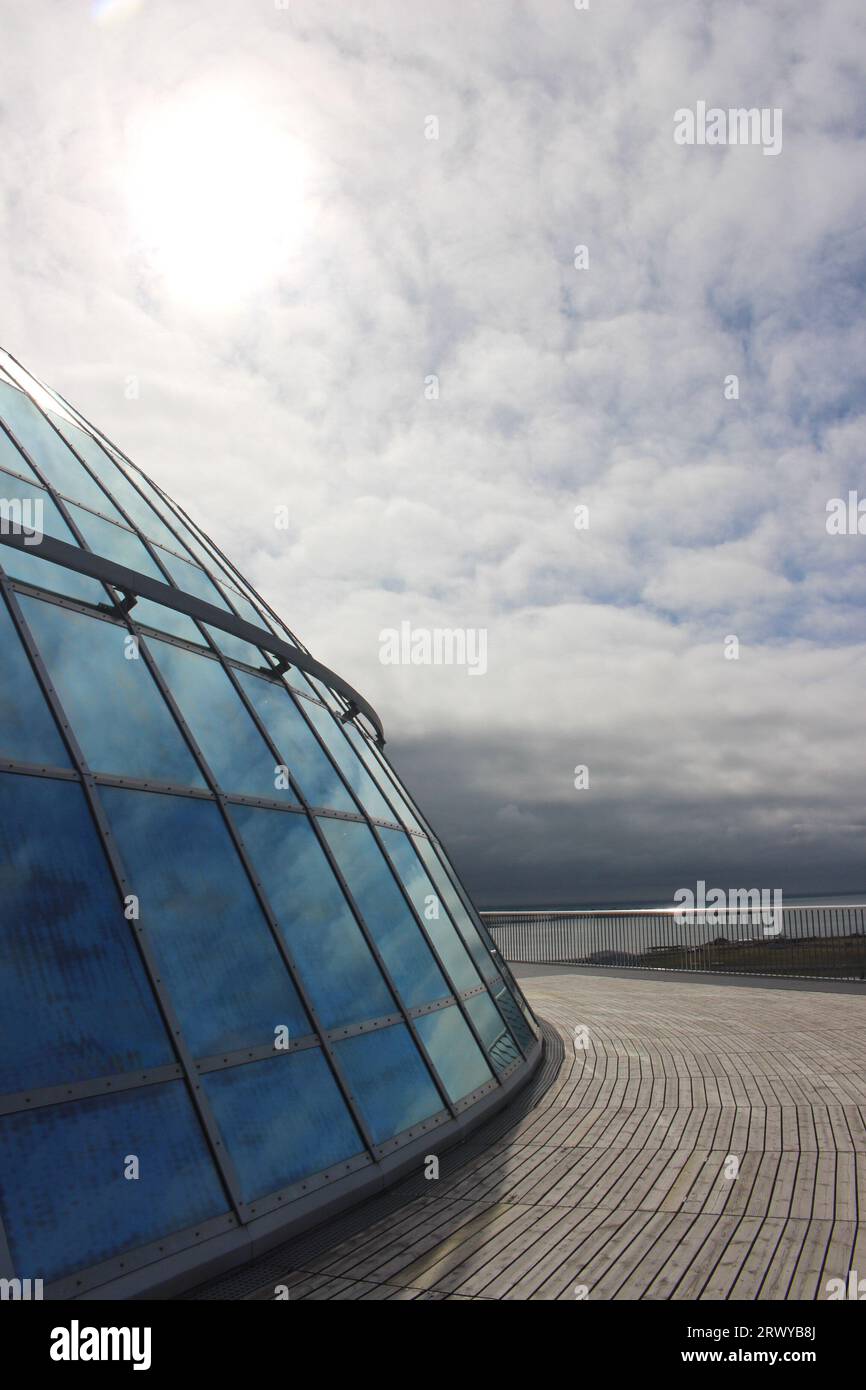 Iceland Sky Reflection on Dome Stock Photo - Alamy