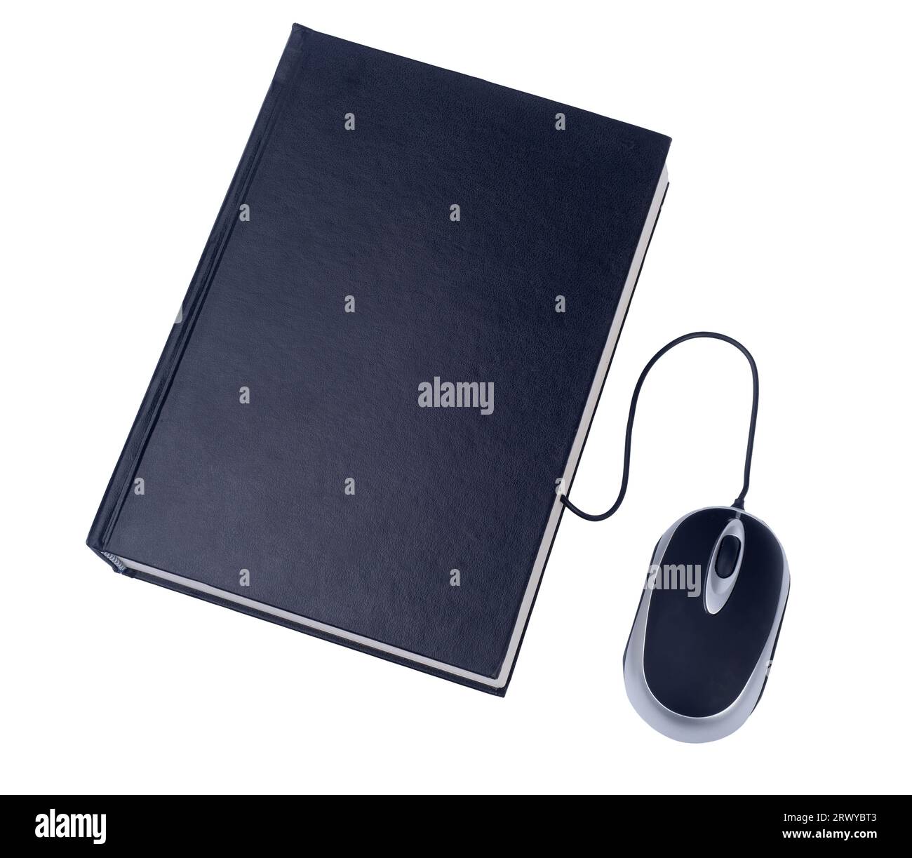 A book with a mouse connected on a transparent background Stock Photo ...