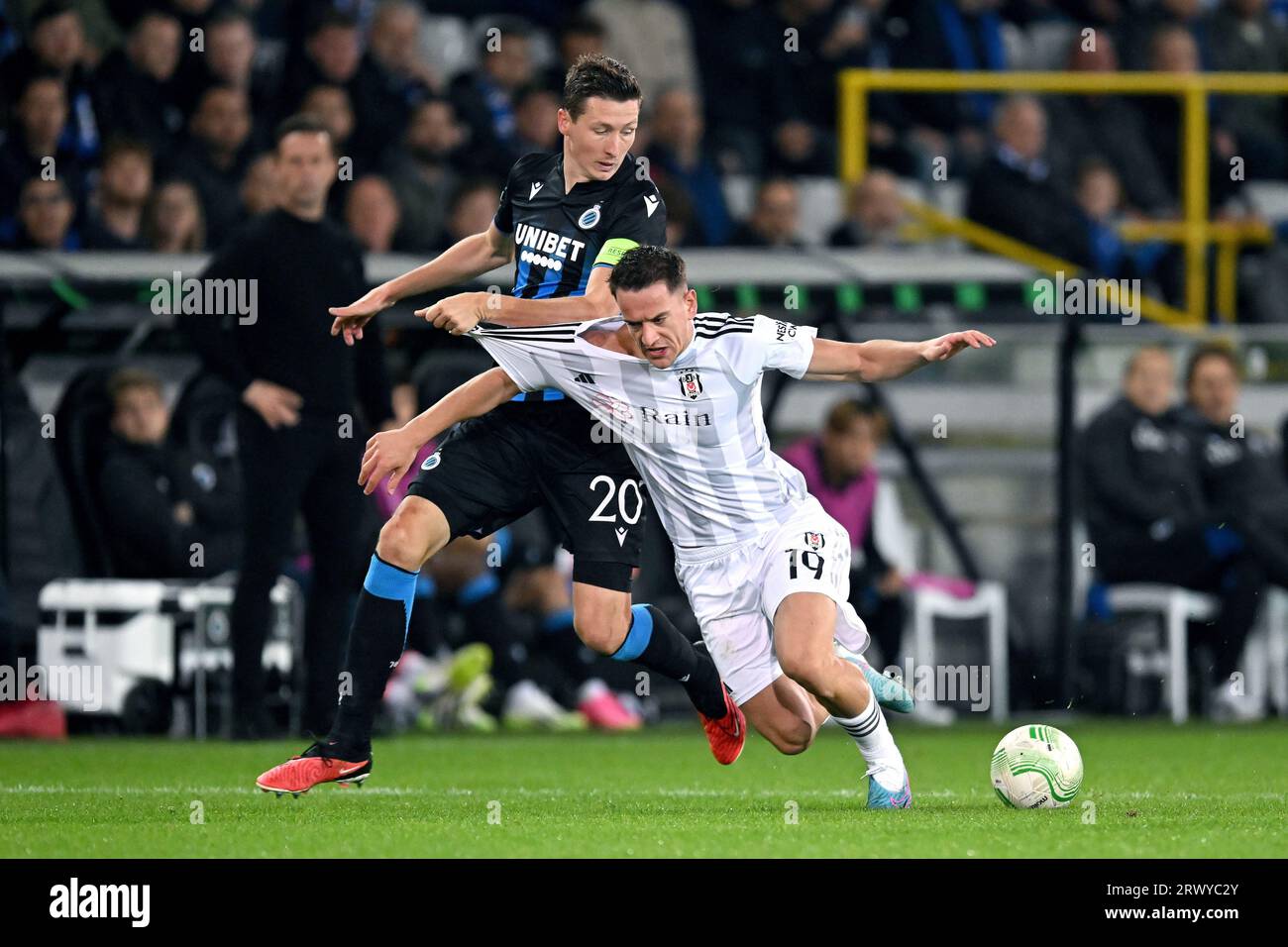 BRUGES - (l-r) Hans Vanaken of Club Brugge, Amir Hadziahmetovic of ...