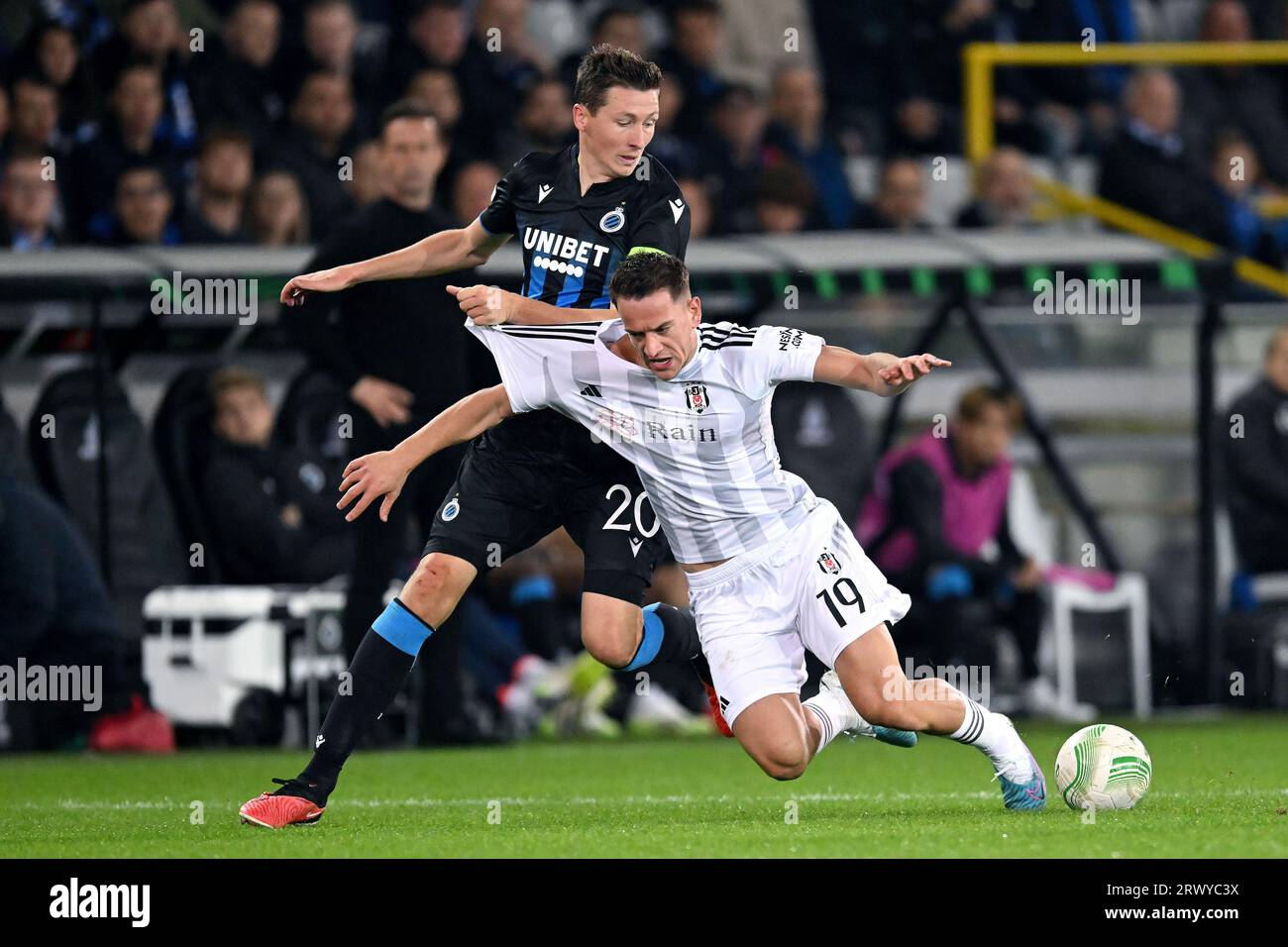 BRUGES - (l-r) Hans Vanaken of Club Brugge, Amir Hadziahmetovic of ...
