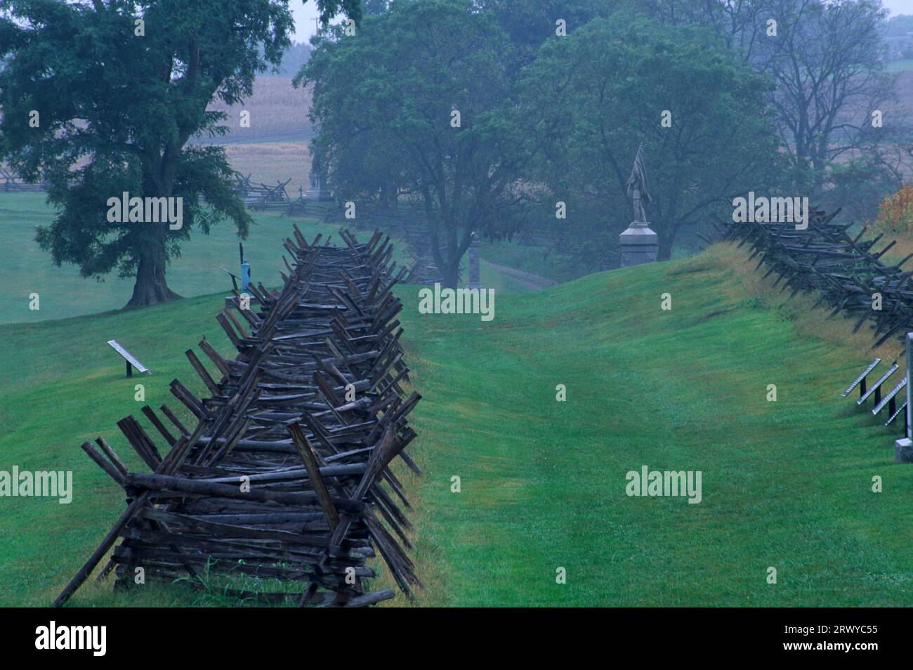 Bloody Lane, Antietam National Battlefield, Maryland Stock Photo - Alamy