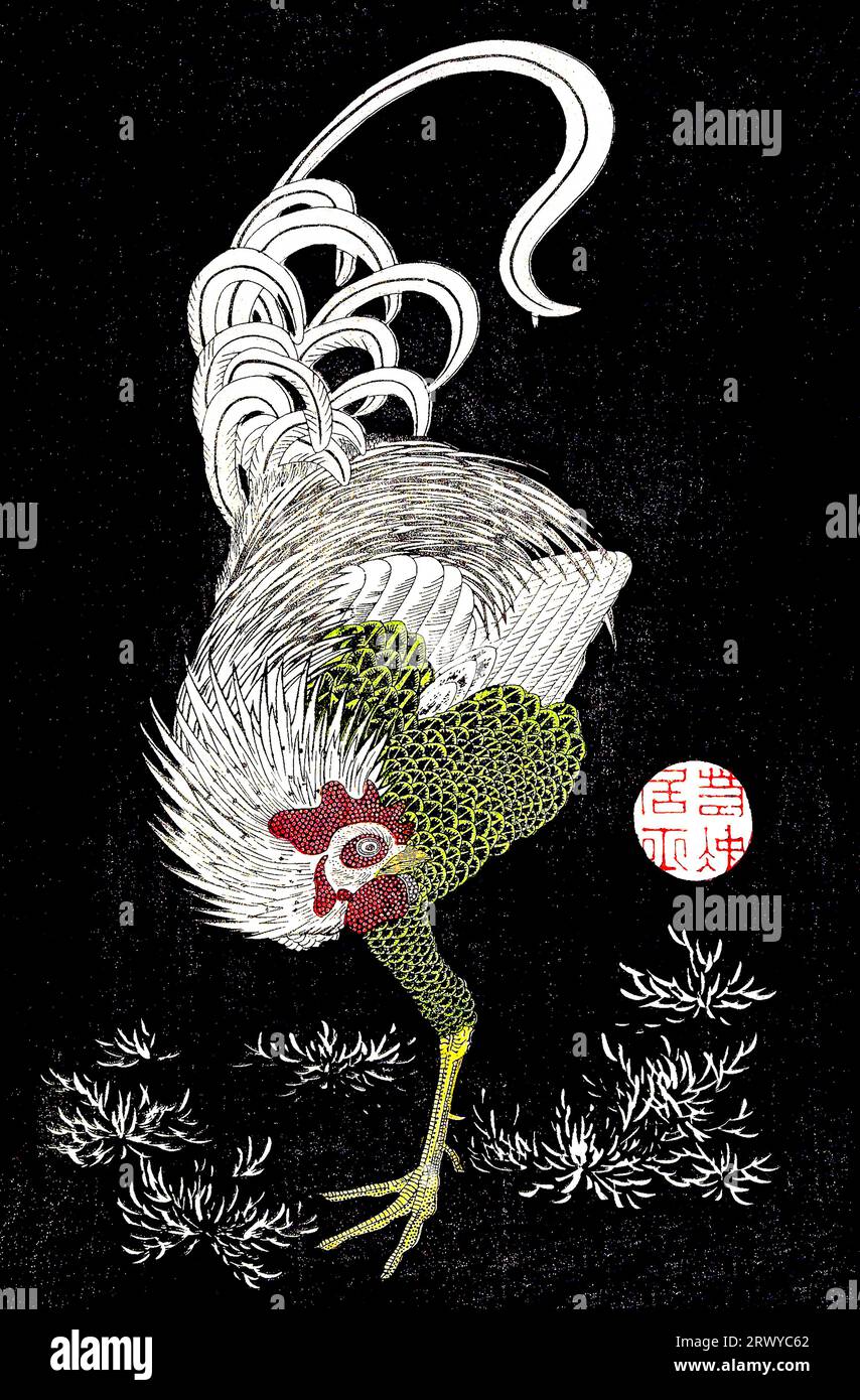 Rooster art paintings hi-res stock photography and images - Alamy
