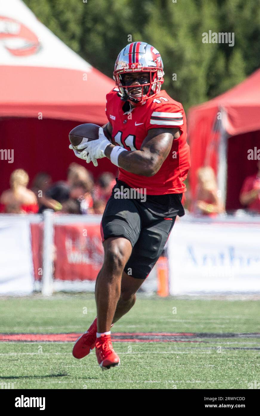 Western Kentucky University junior wide receiver Malachi Corley (11 ...