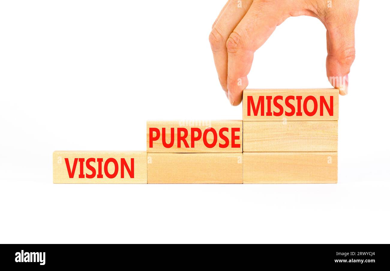 Vision purpose mission symbol. Concept word Vision Purpose Mission on ...