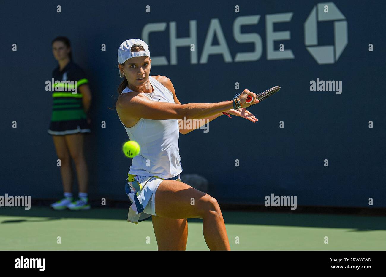 Colombian tennis player Emiliana Arango during her game versus Turkish ...
