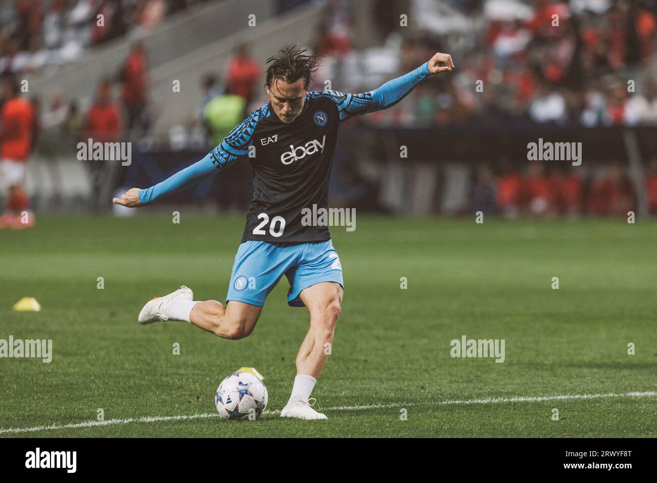 Piotr Zielinski during UEFA Champions League 2023/24 game between SC ...