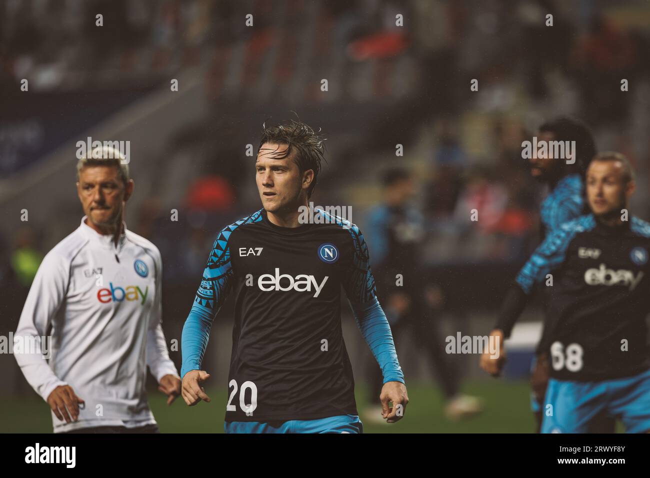 Piotr Zielinski during UEFA Champions League 2023/24 game between SC ...