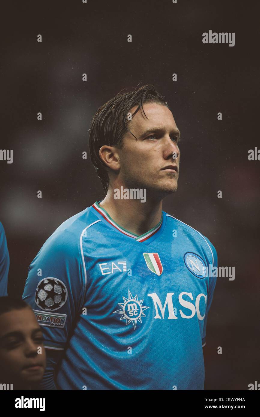 Piotr Zielinski during UEFA Champions League 2023/24 game between SC ...