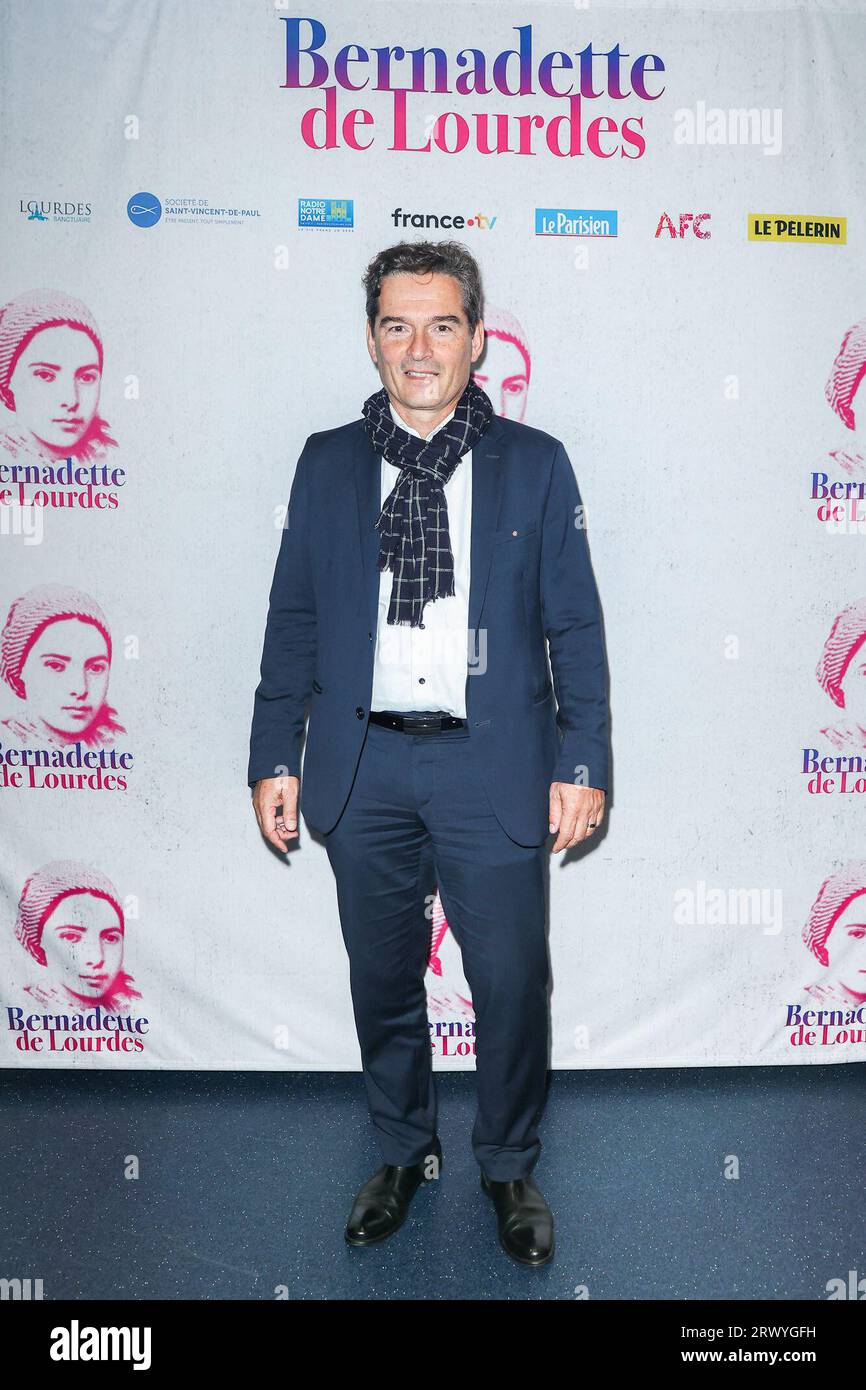 Paris, France. 21st Sep, 2023. Thierry Lavit mayor of Lourdes attend ...