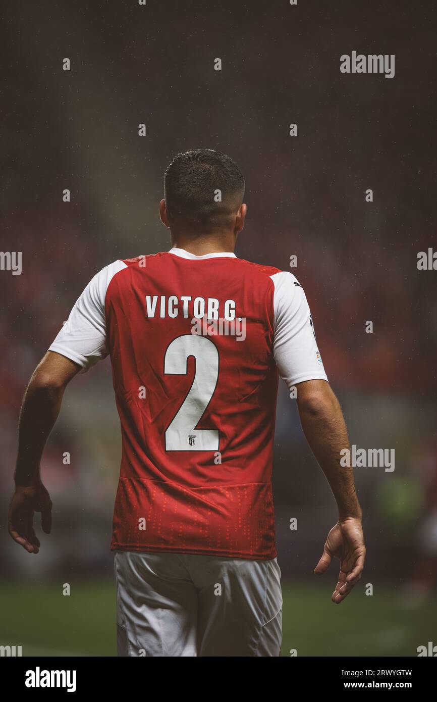 Victor Gomez during UEFA Champions League 2023/24 game between SC Braga ...