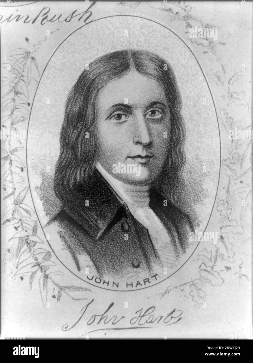 John Hart (1713 – 1779) American Founding Father and politician Stock ...