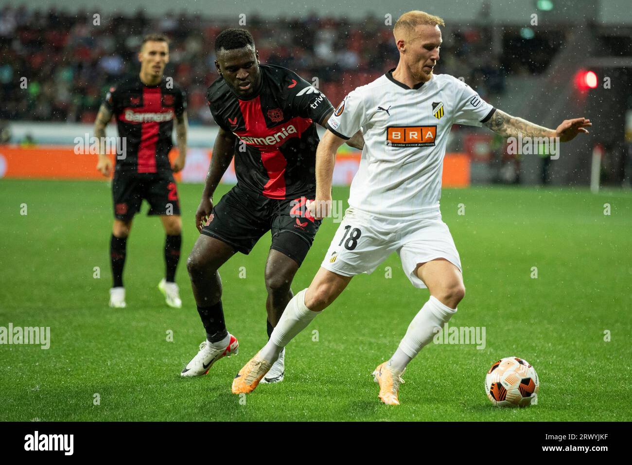 Leverkusen, Deutschland. 21st Sep, 2023. Mikkel Rygaard (BK Haecken ...