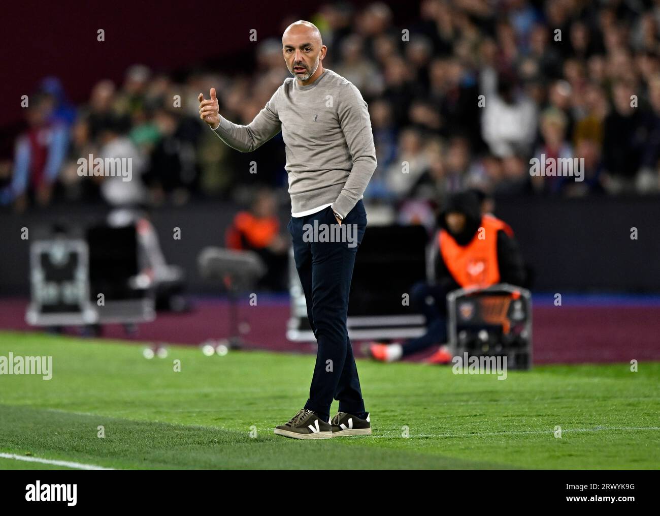 London, UK. 21st Sep, 2023. Zarko Lazetic (Backa Topola, manager ...