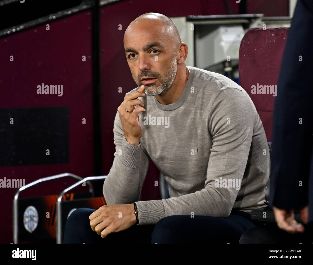 London, UK. 21st Sep, 2023. Zarko Lazetic (Backa Topola, manager ...