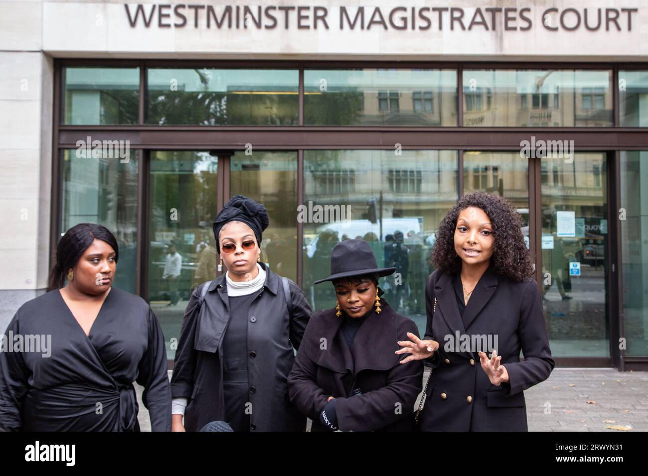 London, UK. 21st Sep, 2023. Bell Ribeiro-Addy MP for Streatham (L) and ...