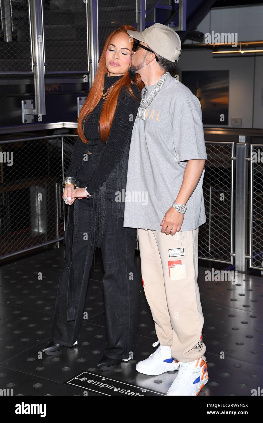 New York, USA. 21st Sep, 2023. Edneris Espada Figueroa and Latin Grammy ...