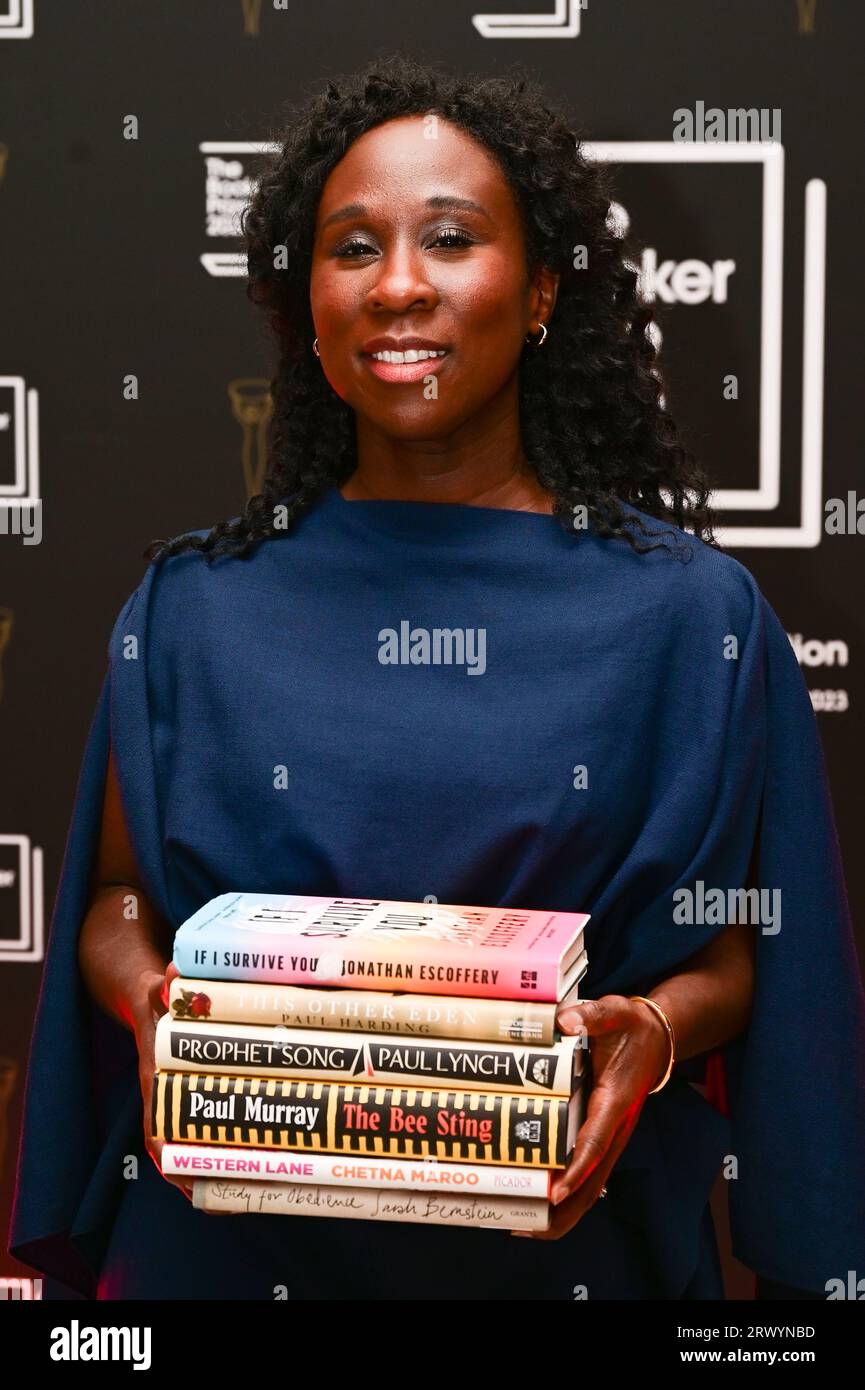 London, UK. 21st Sep, 2023. Esi Edugyan is a judge of the Booker Prize ...