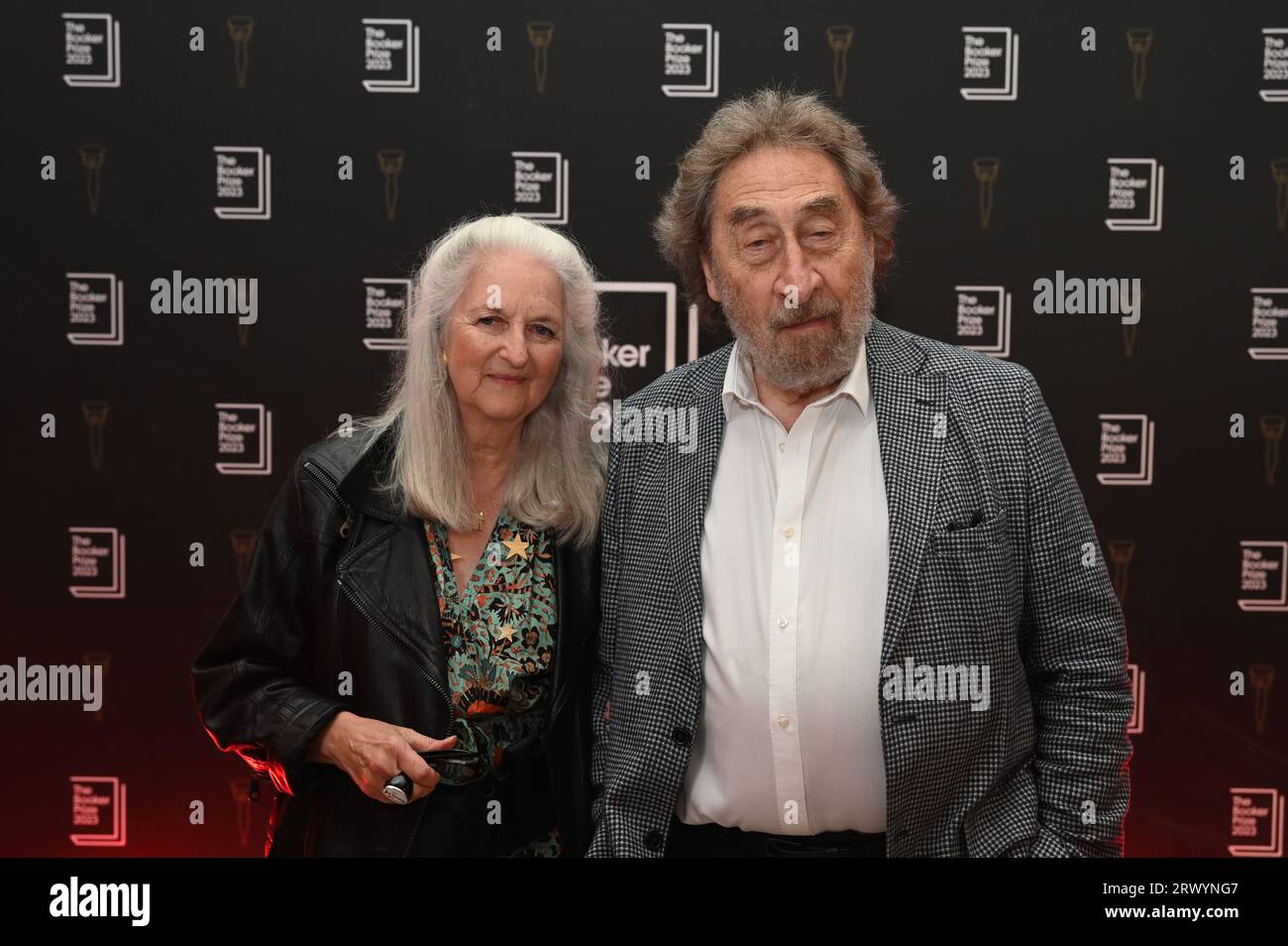 London, UK. 21st Sep, 2023. Jenny De Yong and Howard Jacobson is a British novelist and ...