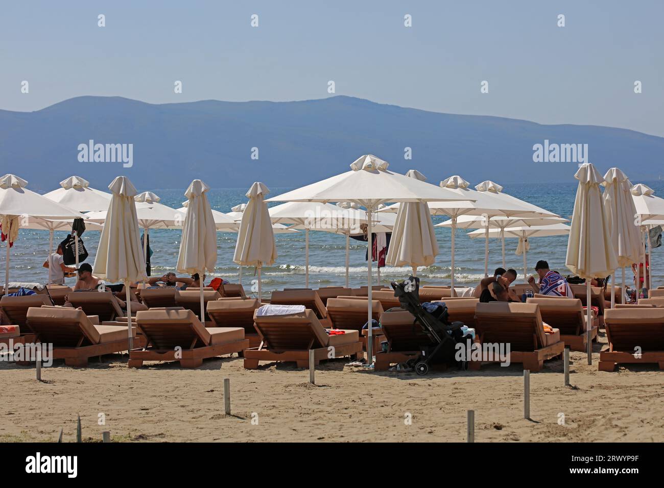 Vlore, Albania, Saturday 26 August 2023 exploring public beaches ...