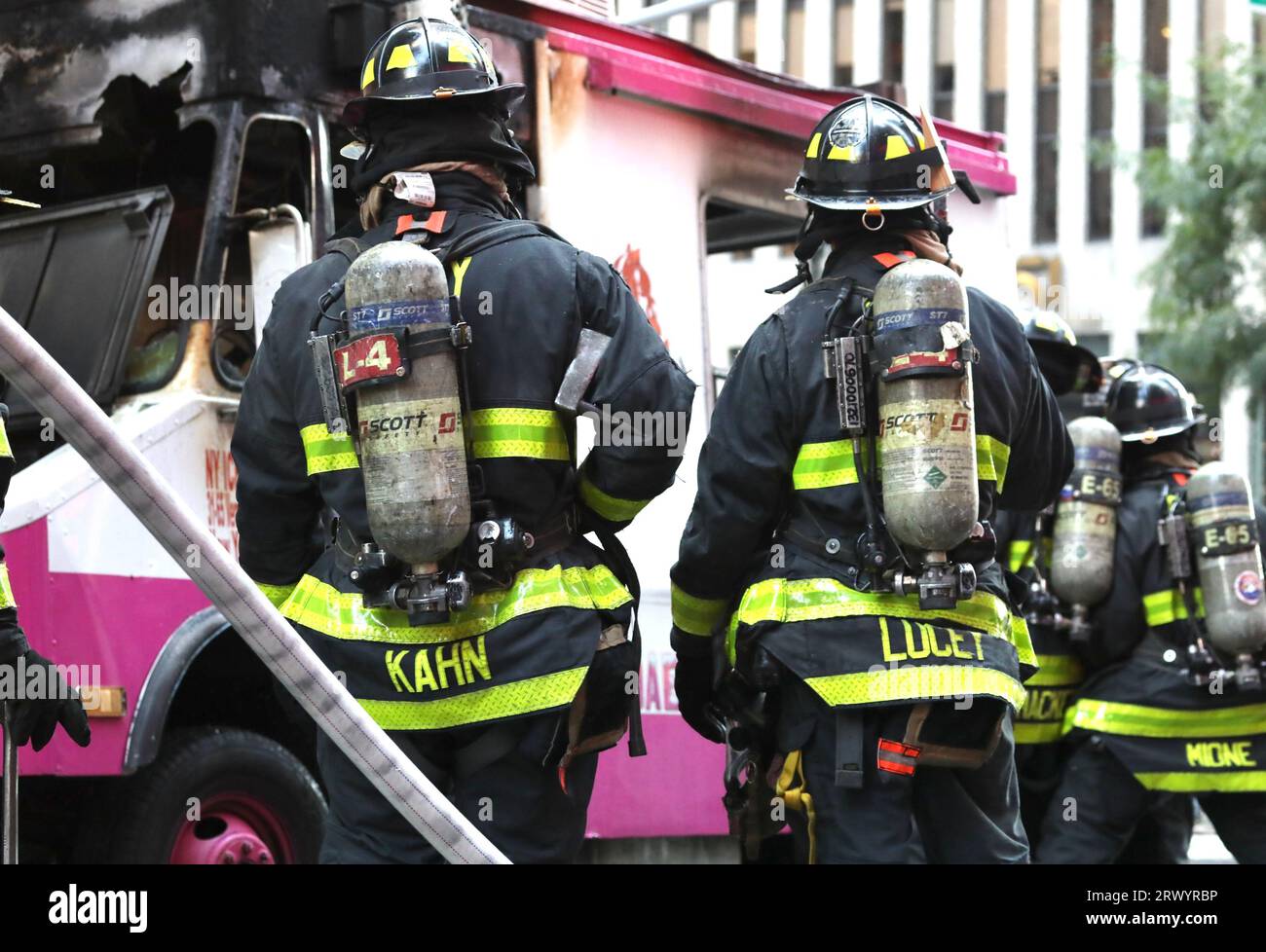 September 21, 2023, New York City, New York: (NEW) Ice Cream Van on ...