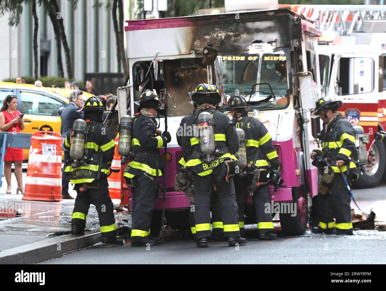 September 21, 2023, New York City, New York: (NEW) Ice Cream Van on ...