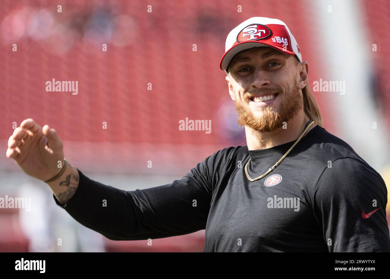 George kittle hi-res stock photography and images - Alamy