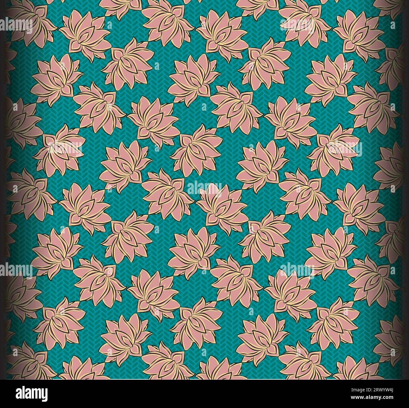 Detailed lotus painting hi-res stock photography and images - Alamy