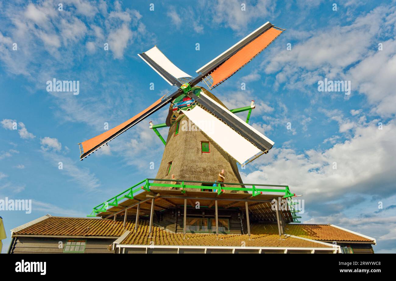 Men Working in Windmill Stock Photo - Alamy