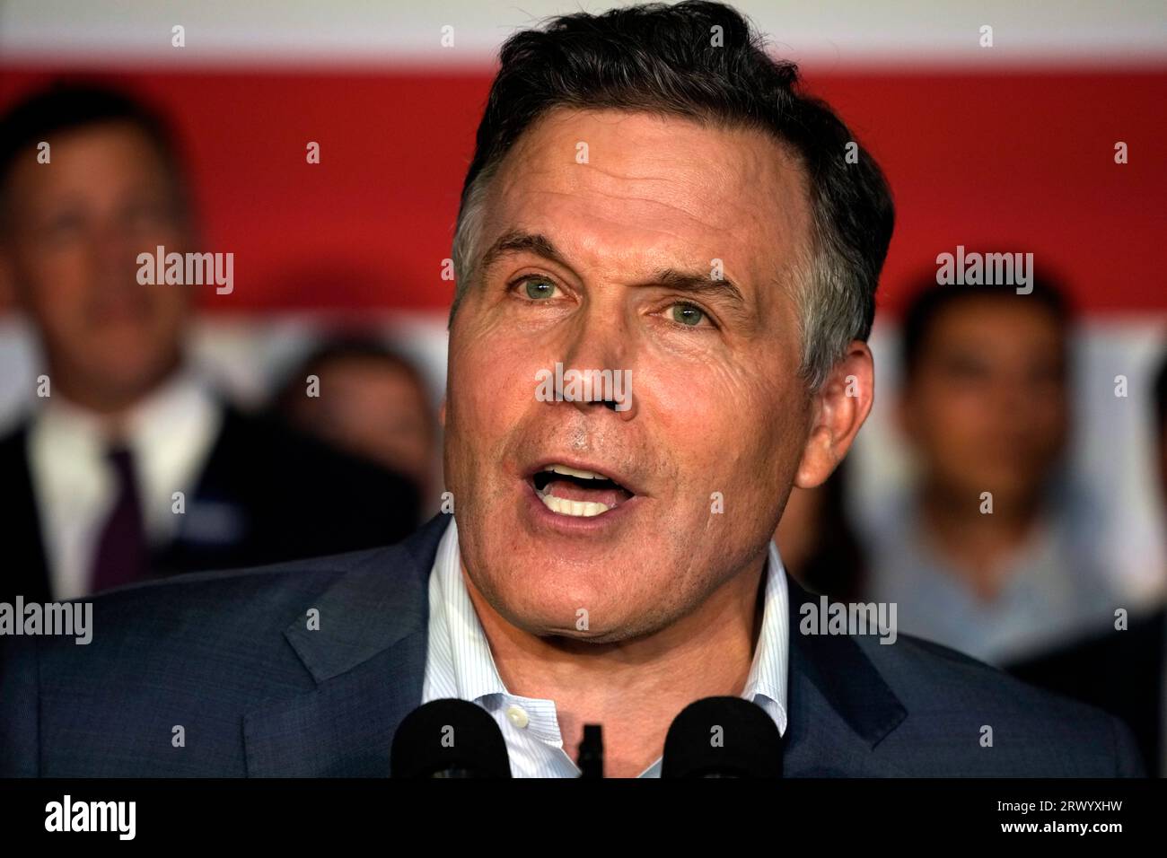 Republican David McCormick addresses supporters at the Heinz History ...