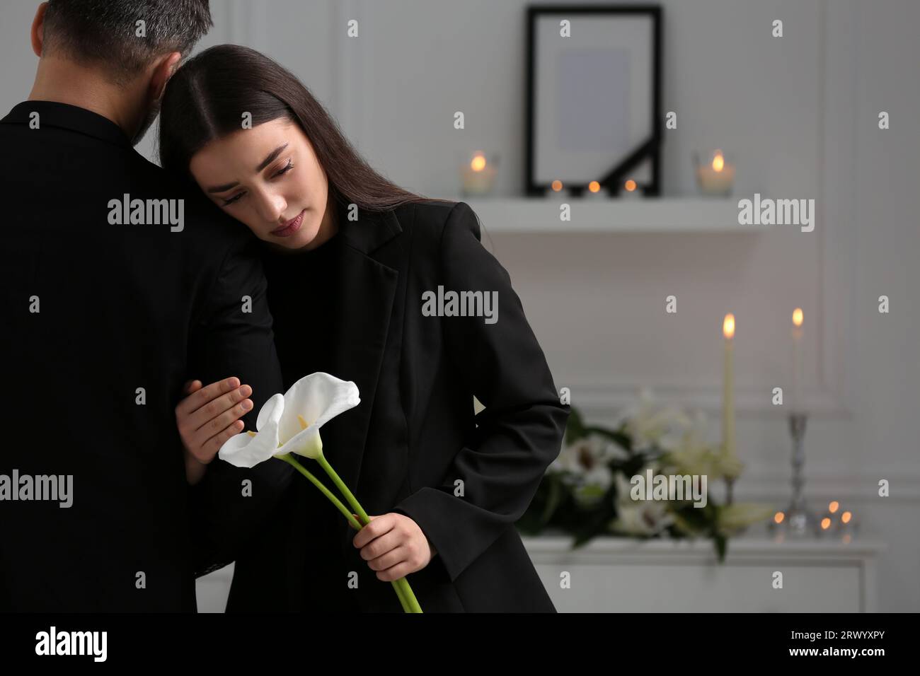 Couple calla lily hi-res stock photography and images - Alamy