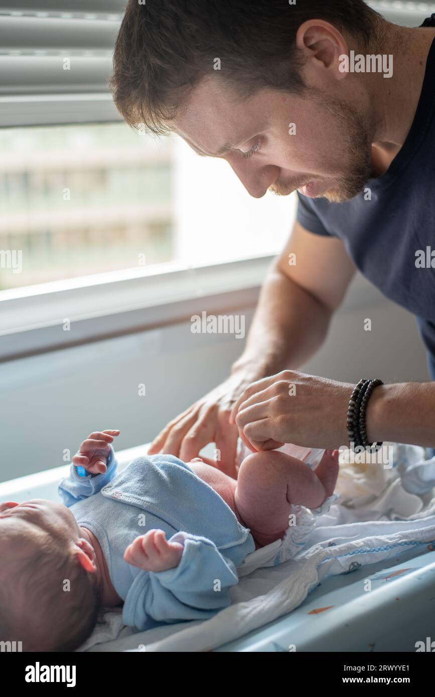 Diaper son hi-res stock photography and images - Alamy