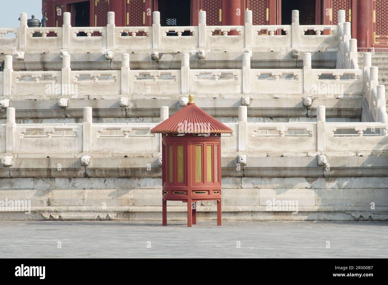 Beijing Temple of Heaven Park Prayer Hall Lantern Pavilion Stock Photo ...