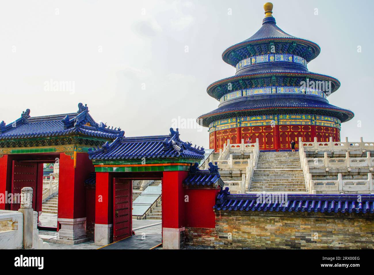 Beijing, China - July 21, 2022: Scenery of the Prayer Hall in Beijing ...