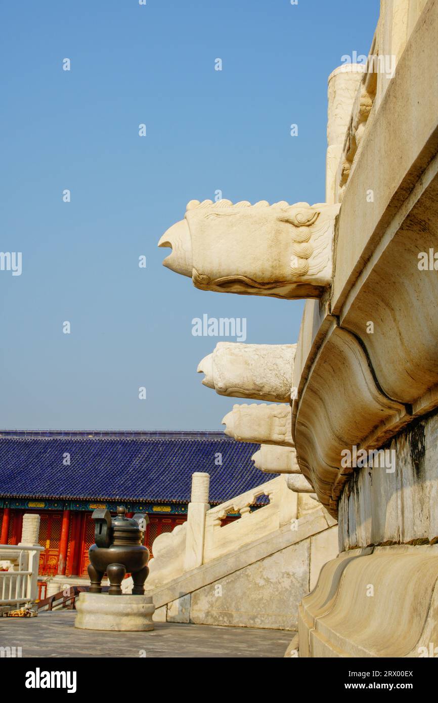 Railing in the temple of heaven in beijing hi-res stock photography and ...