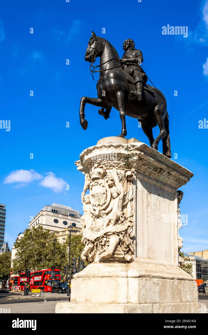 The Statue of Charles 1st at Charing Cross, London, UK Stock Photo - Alamy