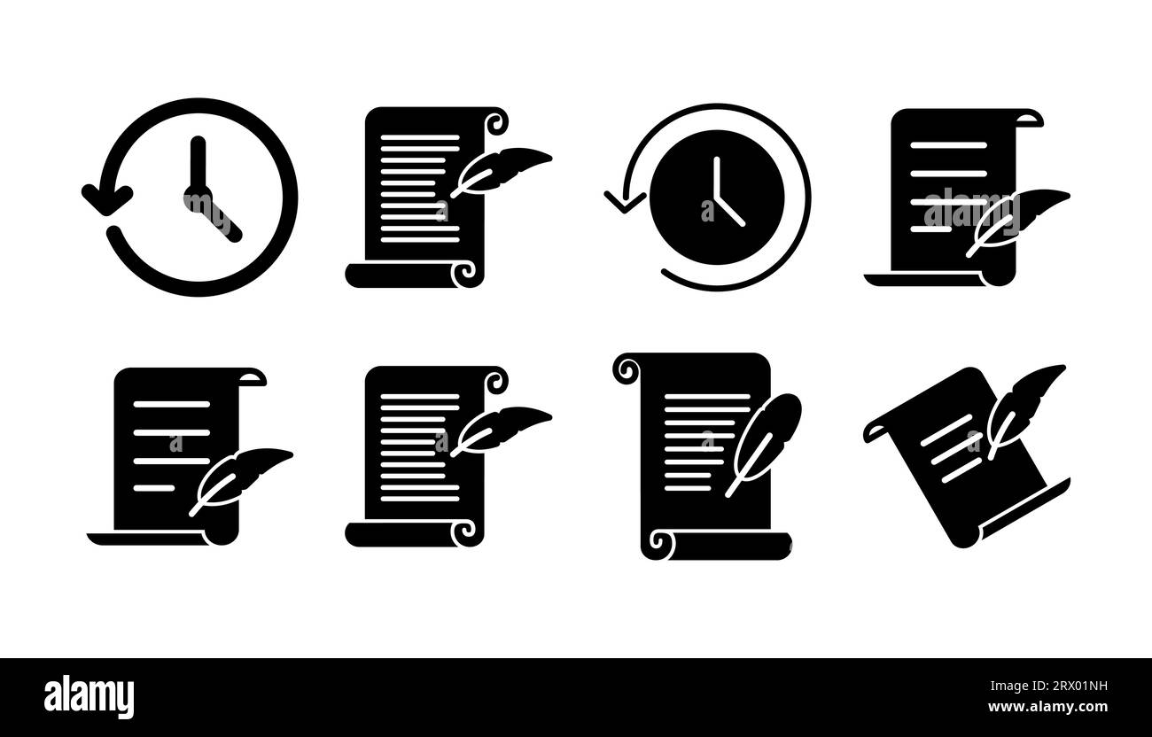 History icon vector. redo history icon Stock Vector Image & Art - Alamy