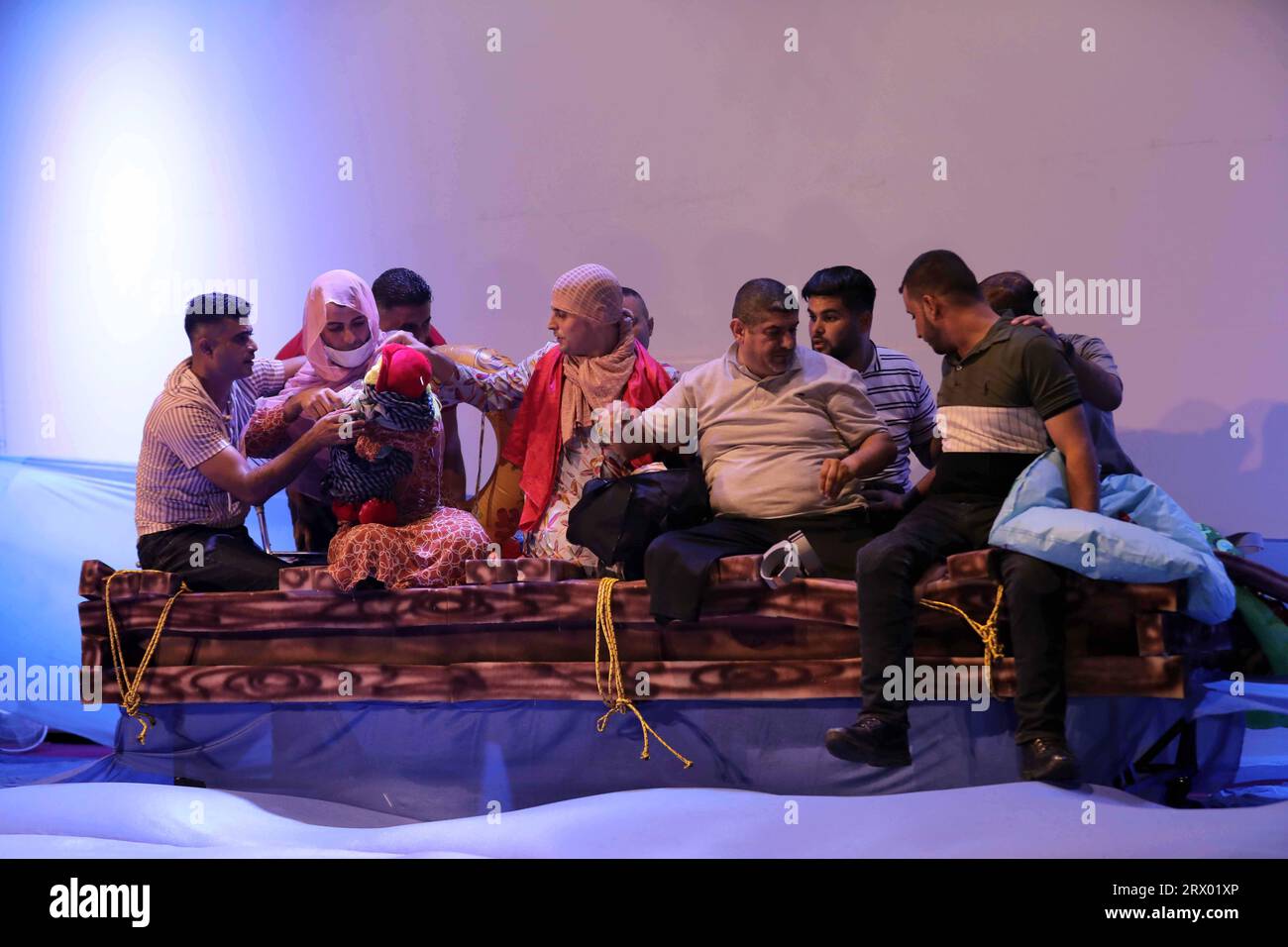 September 21, 2023, Gaza City, The Gaza Strip, Palestine: Palestinians ...