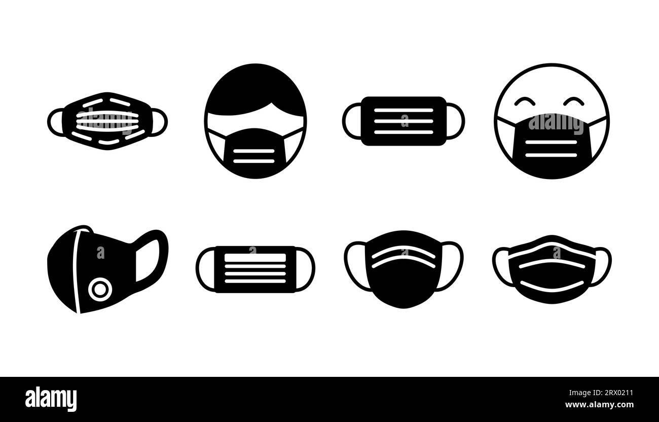 Face mask icon vector. medical Face Mask icon Stock Vector Image & Art ...